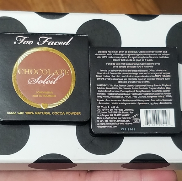 Too Faced | Makeup | Nwt Too Faced Chocolate Soleil Bronzer Mini Duo ...